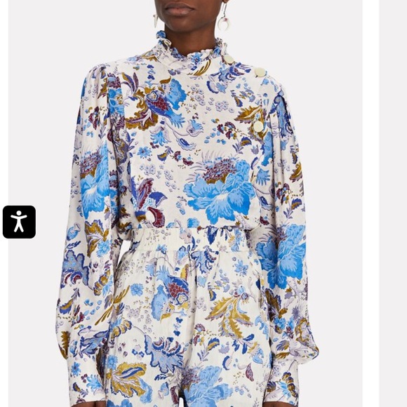 Isabel Marant | Tops | Last Chance Isabel Marant Etoile Backal Ruffled ...